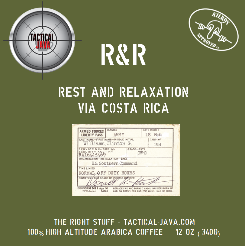 R&R coffee – TACTICAL JAVA LLC